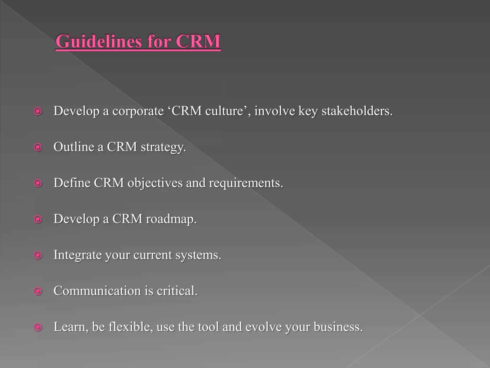 Customer Relationship Management | PPTX