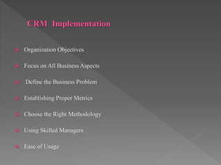 Customer Relationship Management | PPTX