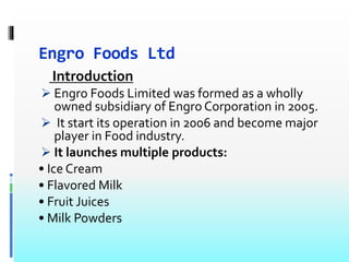 Engro foods | PPTX