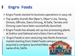 Engro foods | PPTX