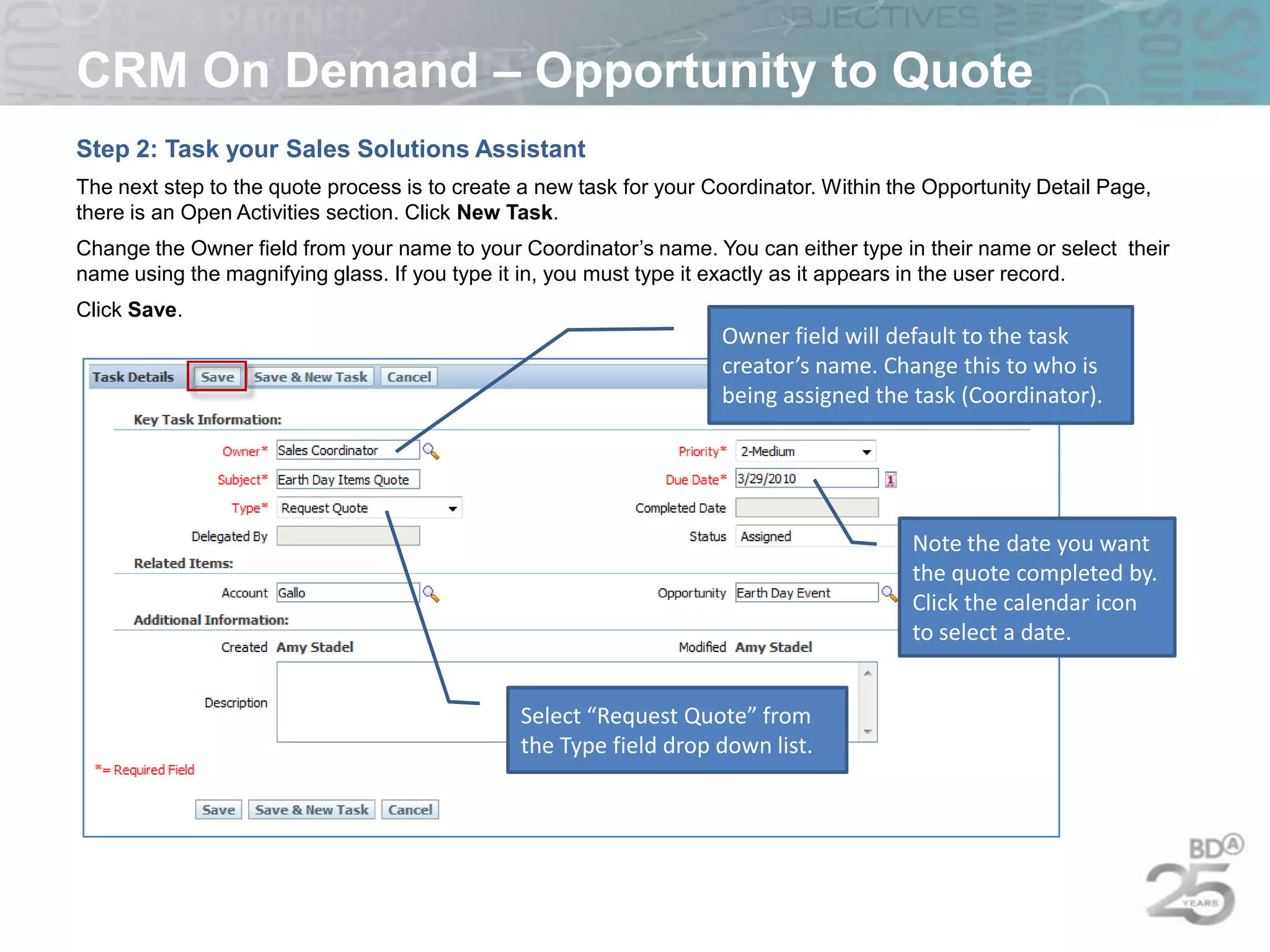 Crm quote process ppt | PPTX