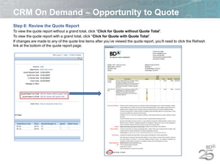 Crm quote process ppt | PPTX