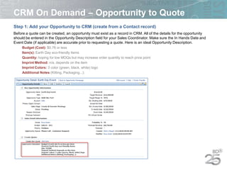 Crm quote process ppt | PPTX