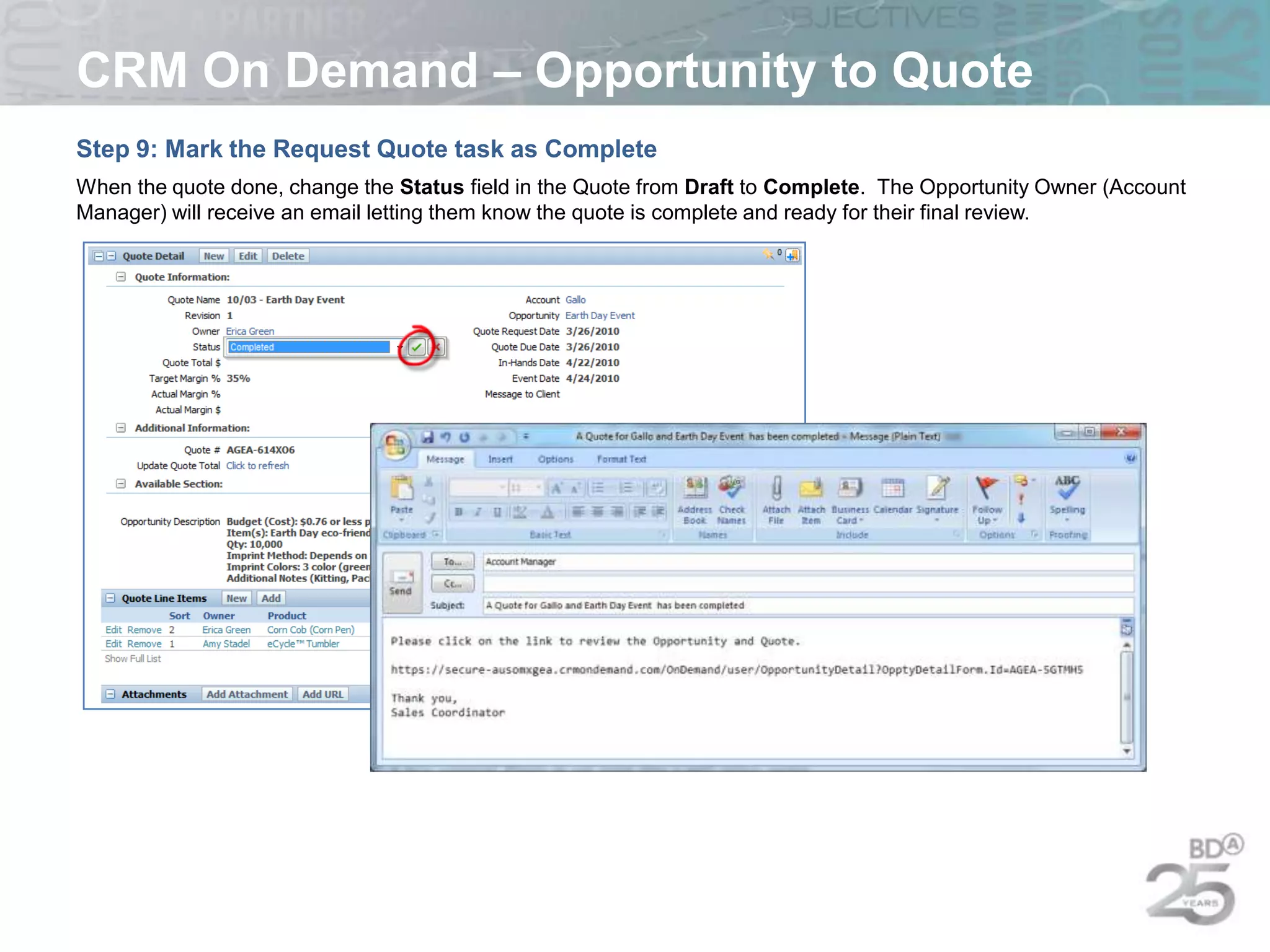 Crm quote process ppt | PPTX | Computing | Technology & Computing