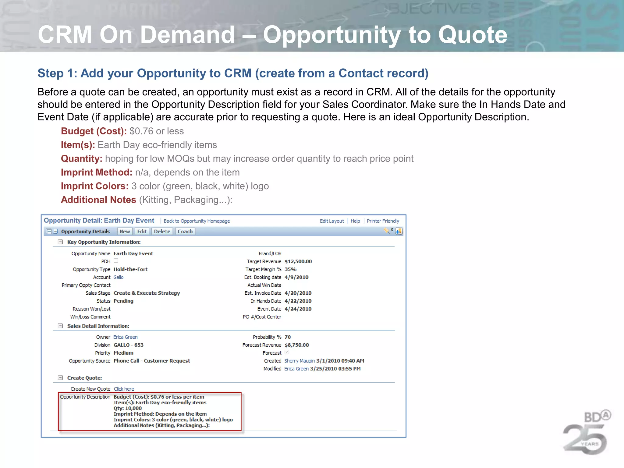 Crm quote process ppt | PPTX | Computing | Technology & Computing