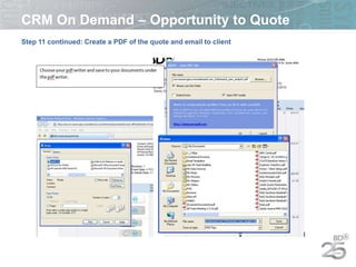Crm quote process ppt | PPTX | Computing | Technology & Computing