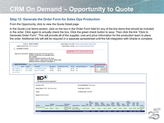 Crm quote process ppt | PPTX | Computing | Technology & Computing
