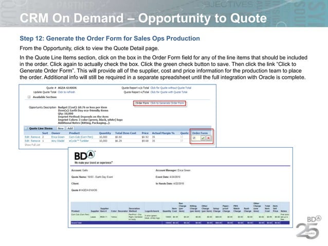 Crm quote process ppt | PPT