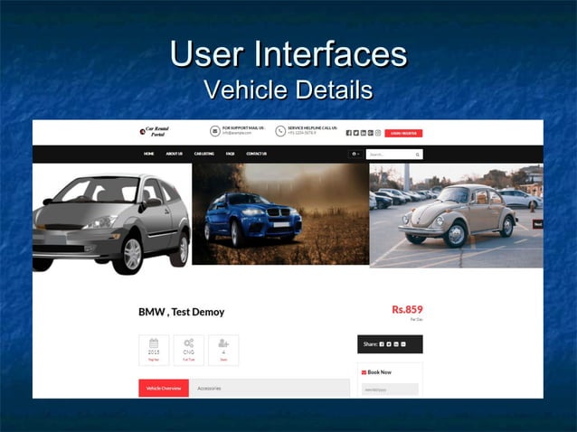 car rental management system project | PPT | Operating Systems ...