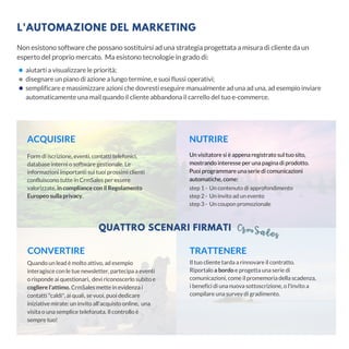 Crm sales per creare e mantenere relazioni | PDF