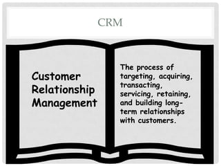 CRM, CEM, and CCM in E-Marketing | PPT