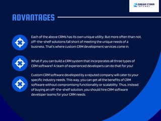 CRM Software: Types, Benefits, Features, & The #1 Alternative | PDF