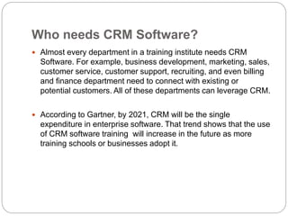 CRM Software Training | PPT