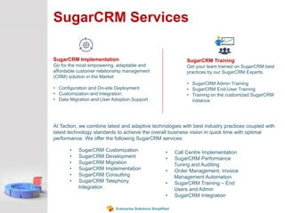 MAXIMIZE VALUE ON YOUR CRM INVESTMENT - CRM SERVICES & SOLUTIONS | PPT
