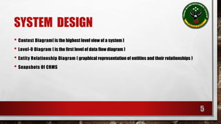 Crime Record Management System (CRMS) | PPTX