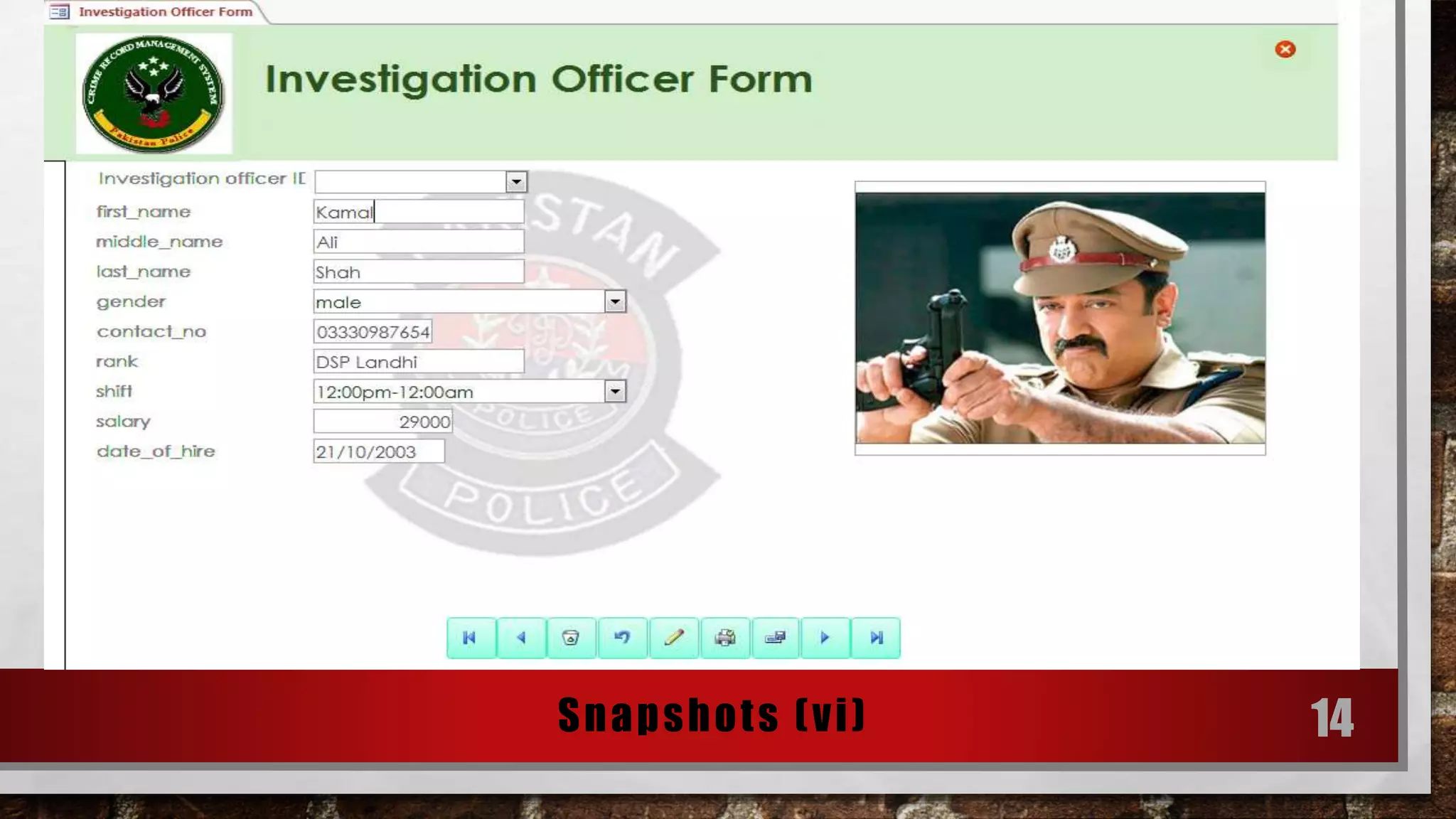 Crime Record Management System (CRMS) | PPTX