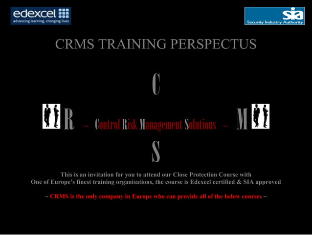 Crms Training Prospectus | PDF | Business Administration | Business