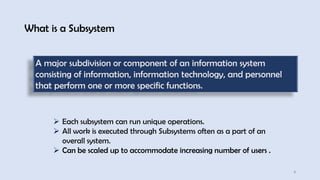 What are CRM Subsystems . Types & Functions | PPT