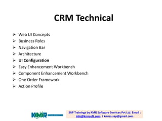 SAP CRM technical training | PDF
