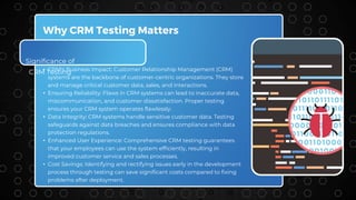 Complete Guide to CRM testing | PPTX