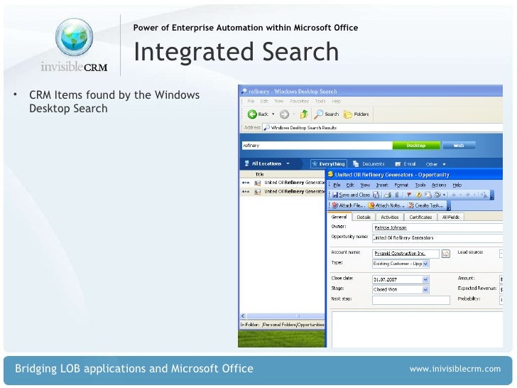 Riva Crm Integration Outlook Web App