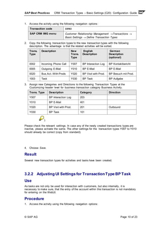 CRM Transaction Types - Basic Settings_C20_CRM702_BB_ConfigGuide_EN_XX.doc