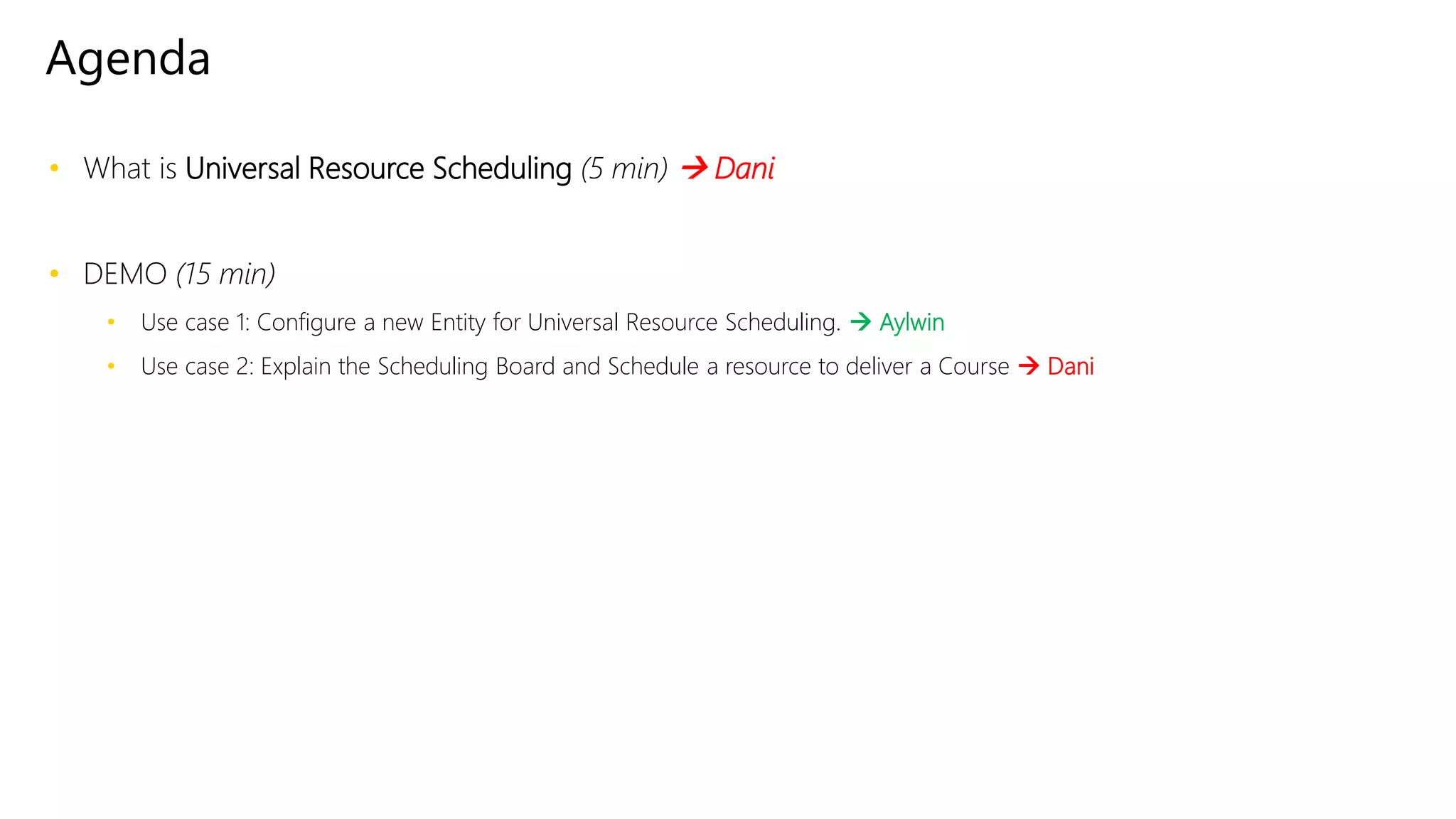 Crmug dynamics 365 universal resource scheduling | PDF