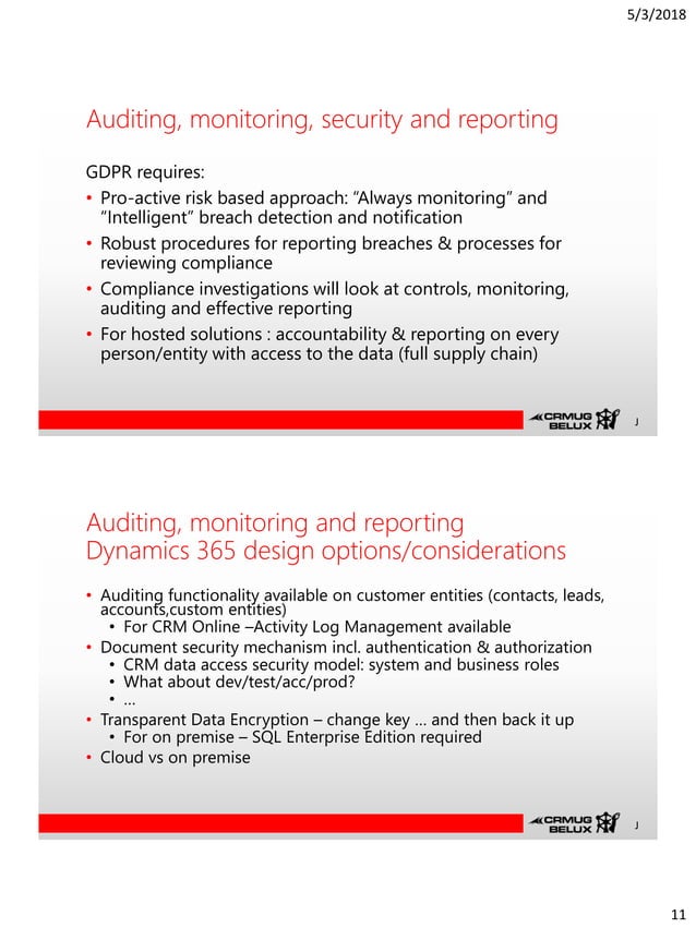 GDPR and Dynamics 365 - the Waldorf and Statler perspective | PDF | Cloud Computing | Internet