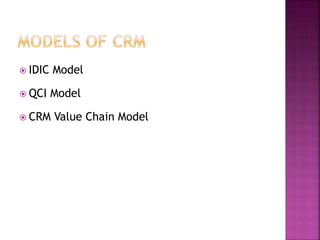 Customer Relationship Management unit 3 crm structures | PPTX