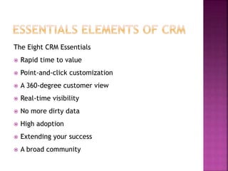 Customer Relationship Management unit 3 crm structures | PPTX