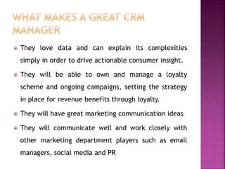 Crm unit 4 crm planning and implementation | PPTX