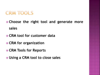 Crm unit 4 crm planning and implementation | PPTX