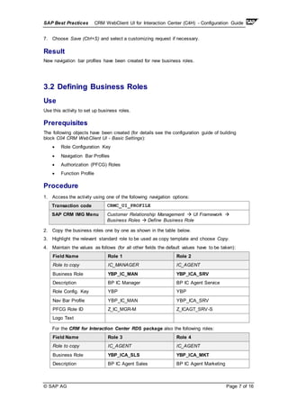 CRM WebClient UI for Interaction Center_C4H_CRM702_BB_ConfigGuide_EN_XX.doc