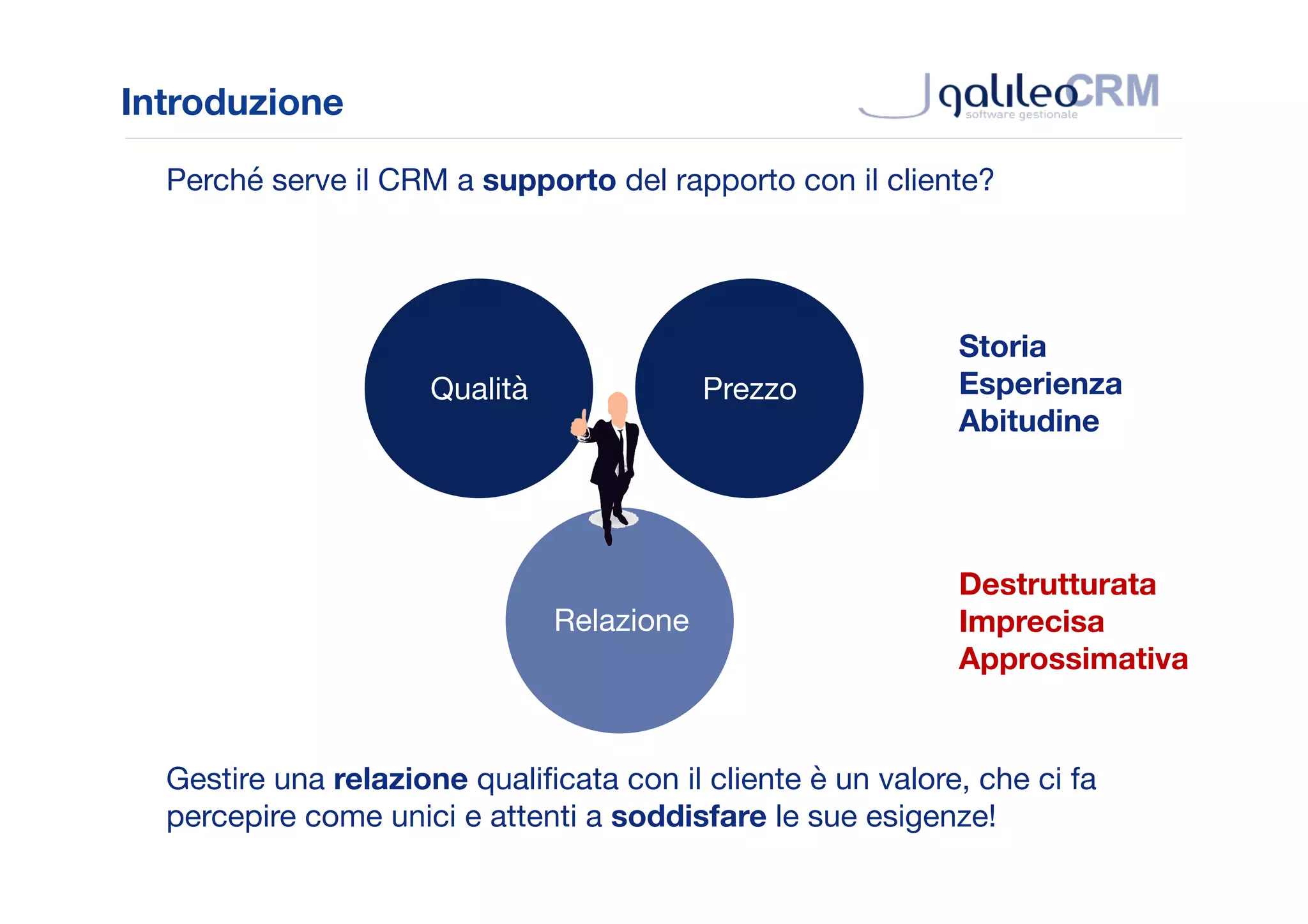 jGalileoCrm - il cliente al centro. | PPT