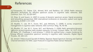Spectrum Sensing in Cognitive Radio Network | PPTX