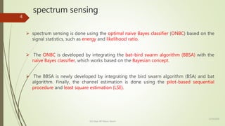 Spectrum Sensing in Cognitive Radio Network | PPTX