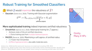 Consistency Regularization for Certified Robustness of Smoothed Classifiers (NeurIPS 2020) | PPT