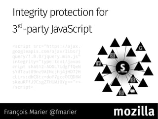 Integrity protection for third-party JavaScript | PPT