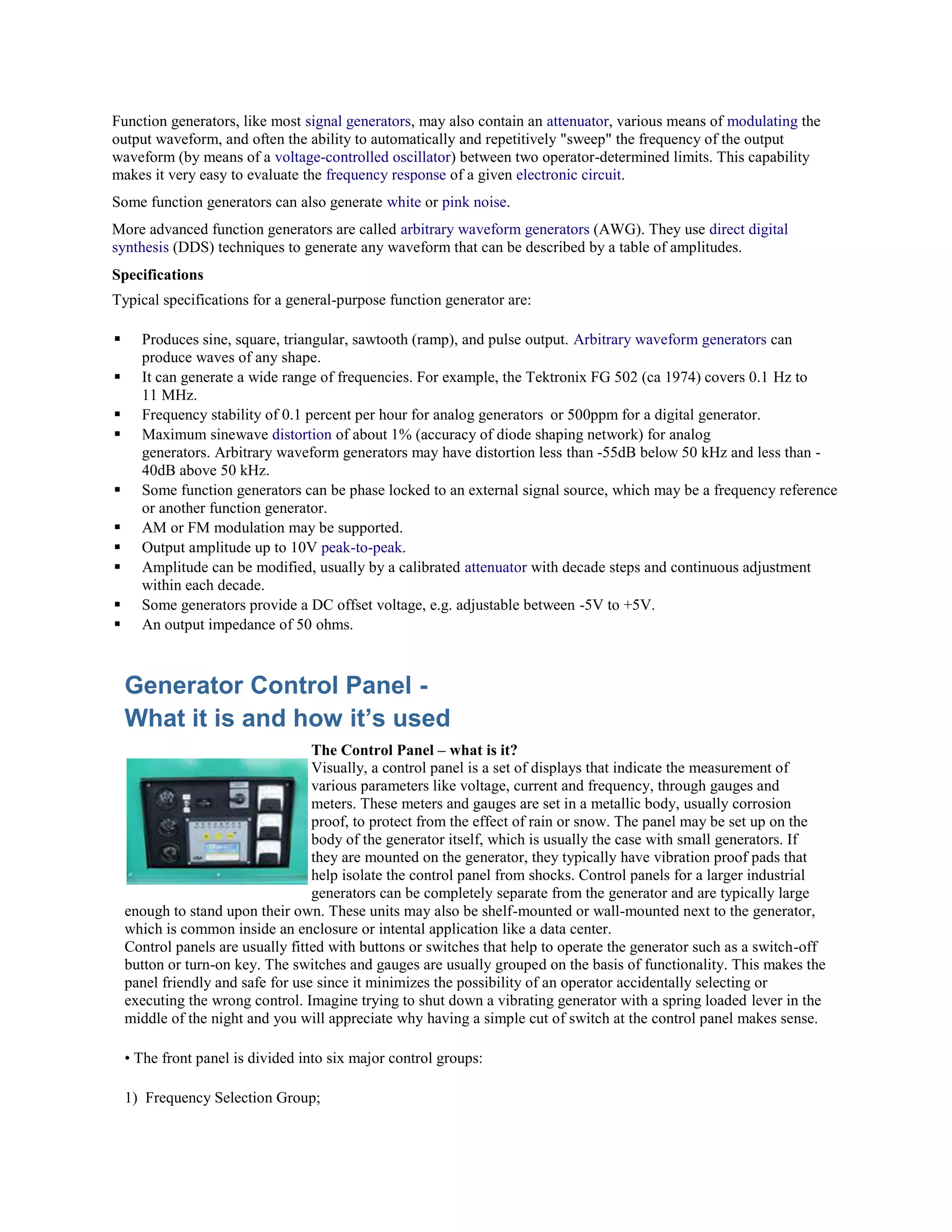 cathode ray oscilloscope &function generator | DOCX