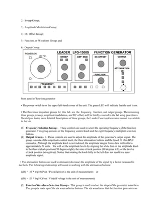 cathode ray oscilloscope &function generator | DOCX