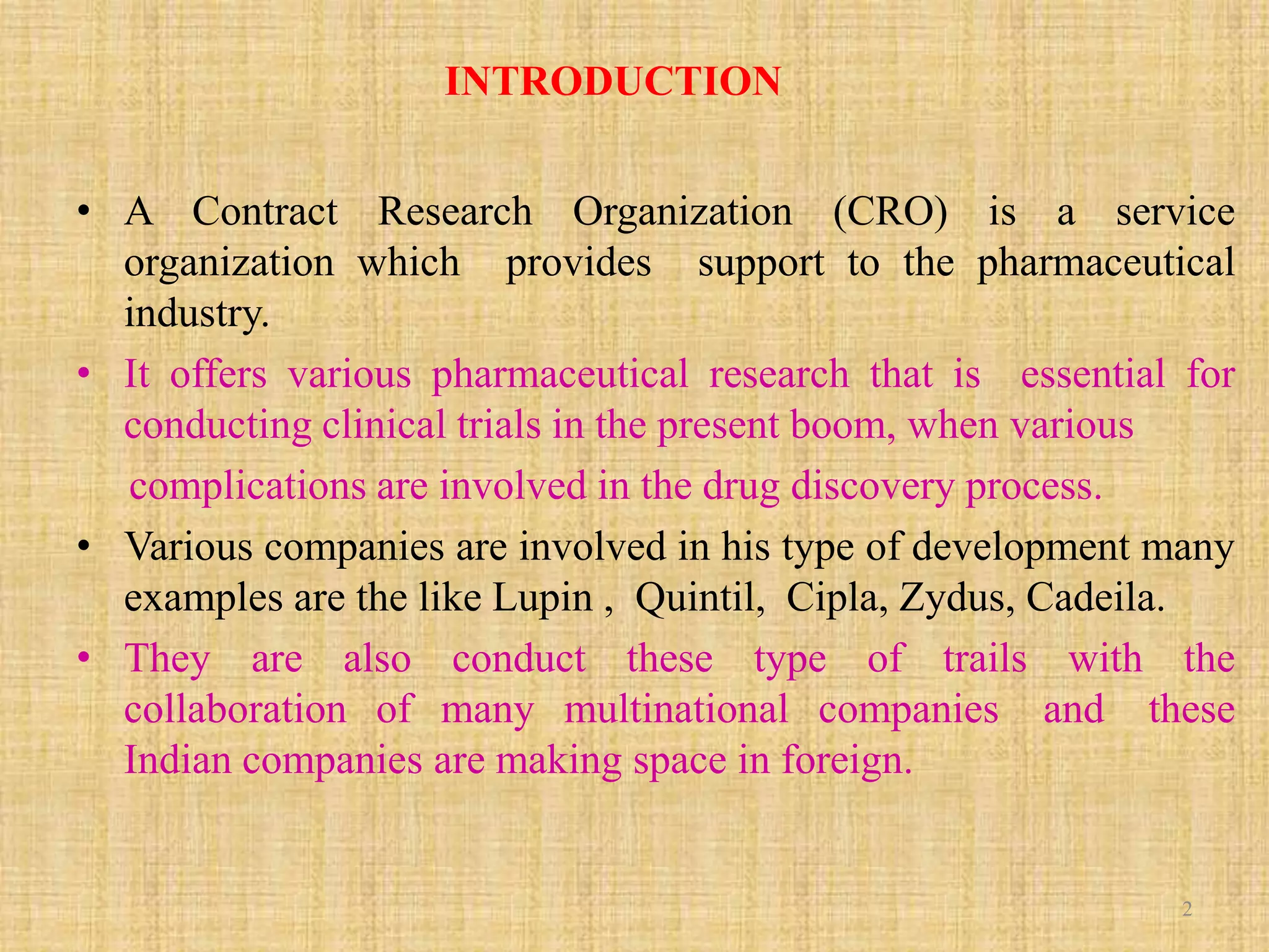 Cro | PPT