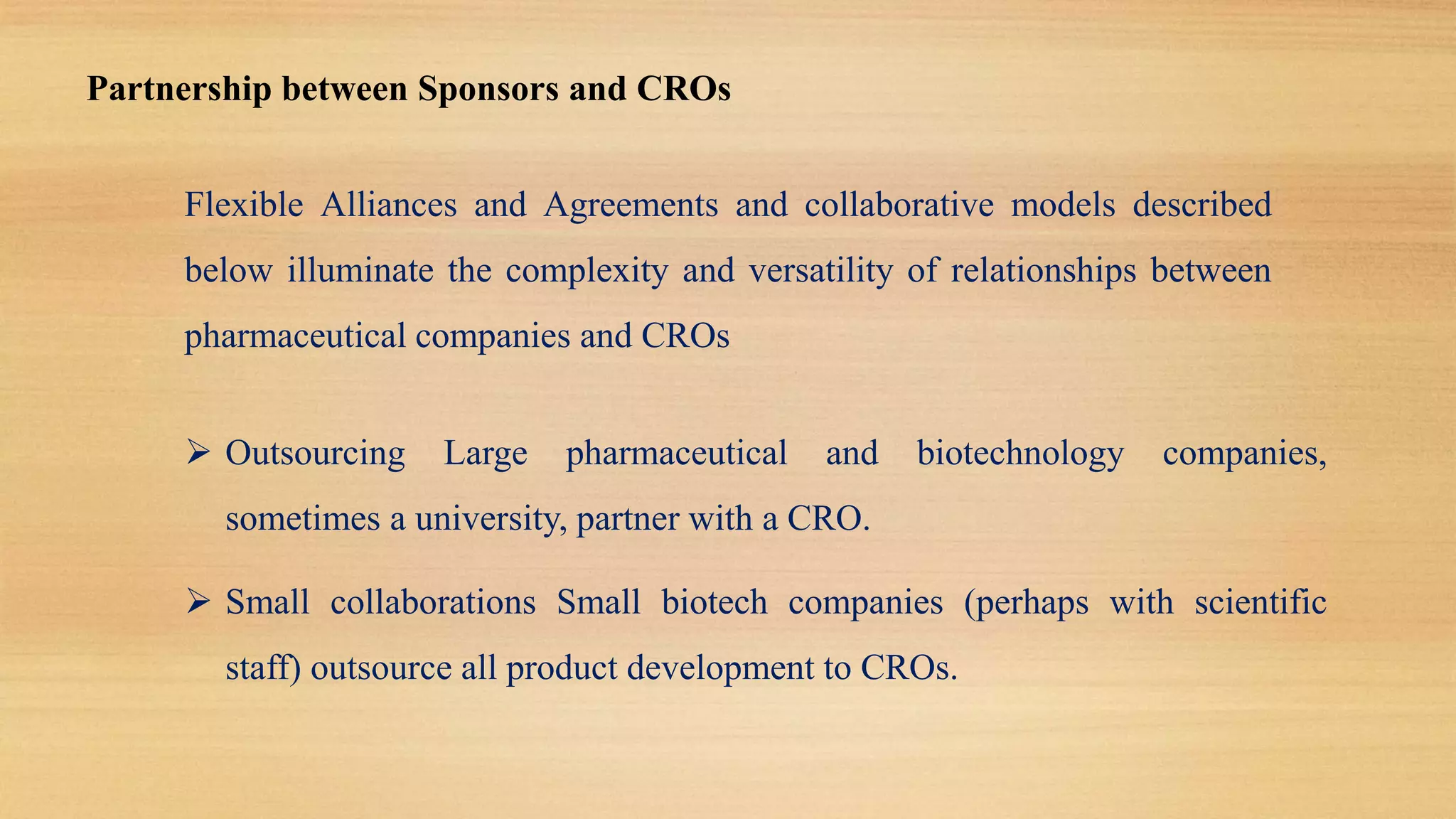 Contract Research Organisations- CRO in Pharma Field | PPTX