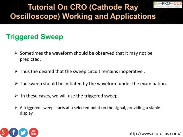 Cro cathode ray oscilloscope working and applications | PPTX ...