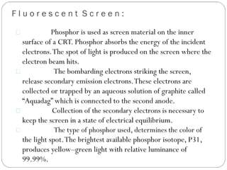 CRO is the instrument that which visualise tha electrical signal into ...