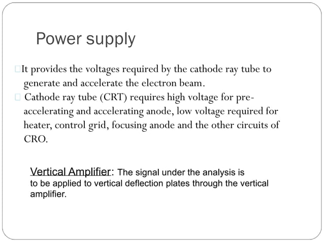 CRO is the instrument that which visualise tha electrical signal into ...