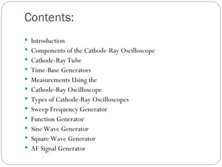 Cathode ray oscilloscope for engineering .ppt | Free Download
