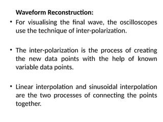 Cathode Ray Oscilloscope Explanation With Block Diagram Part 23 | PPT