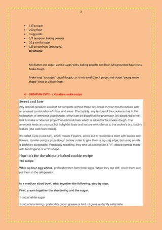 Croatian desserts | PDF