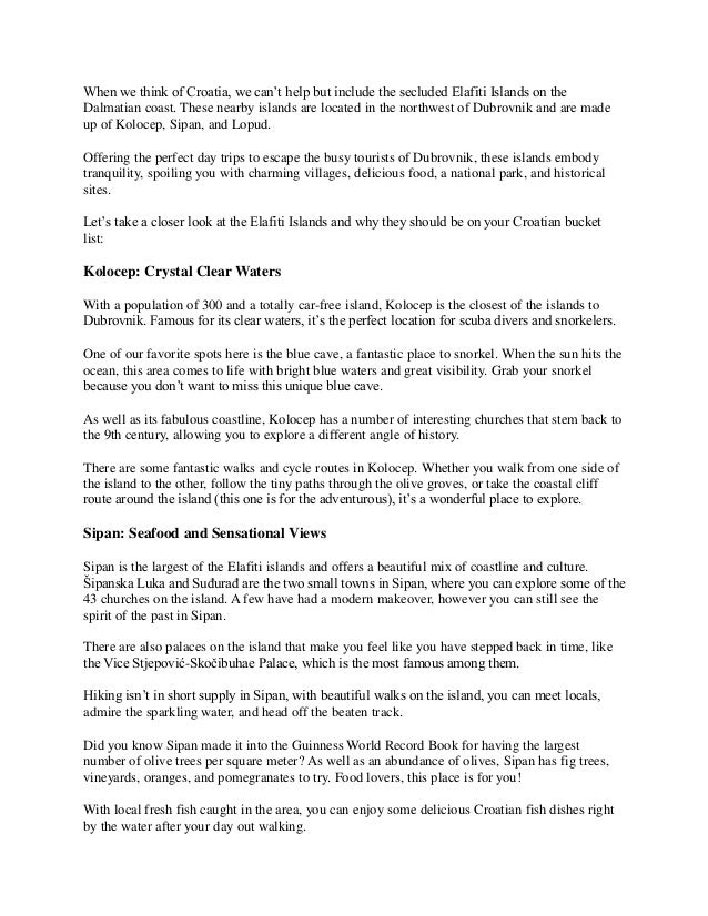 Croatia Travel Guide A Few of Our Favorite Must-See Spots.ppt