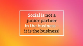 Stop and rethink B2B social | PPT